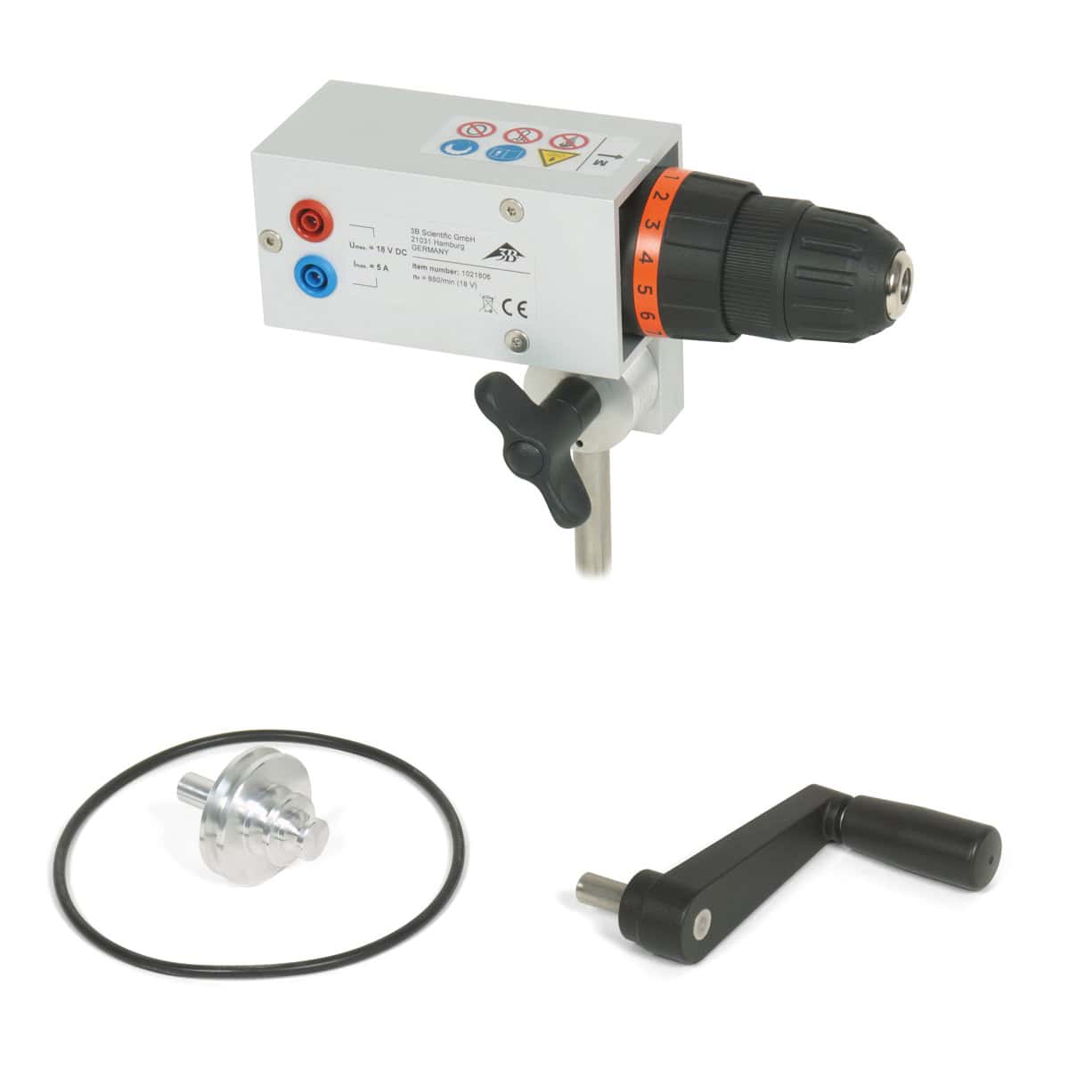 Motor met versnellingen voor diverse practica - CMA Science